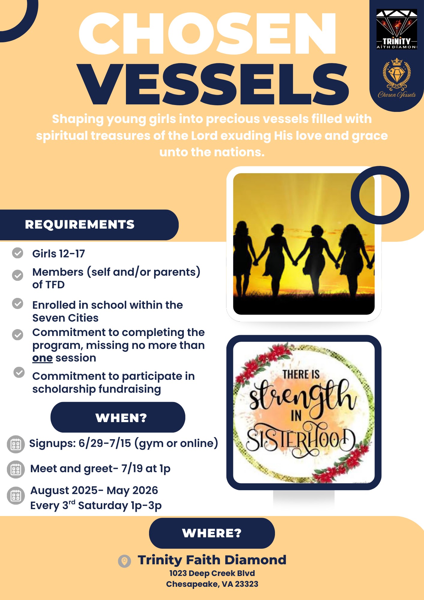 Chosen Vessels - Faith Diamond